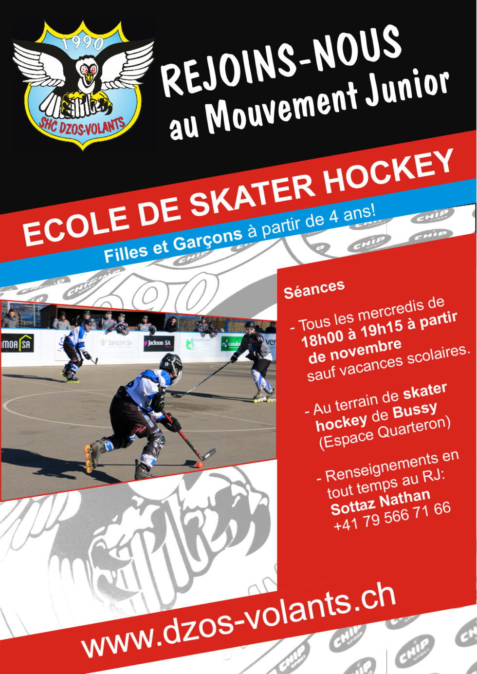 Club de Skater-Hockey Lausanne | DZOS Volants - Le Club